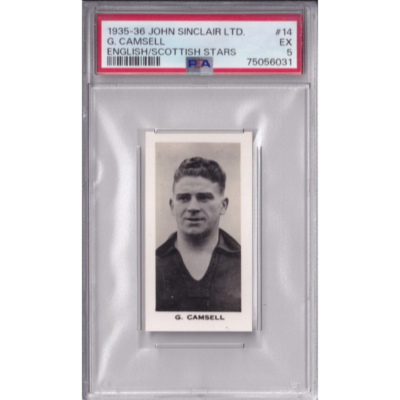1935 John Sinclair Ltd English & Scottish Stars #14 George Camsell ...